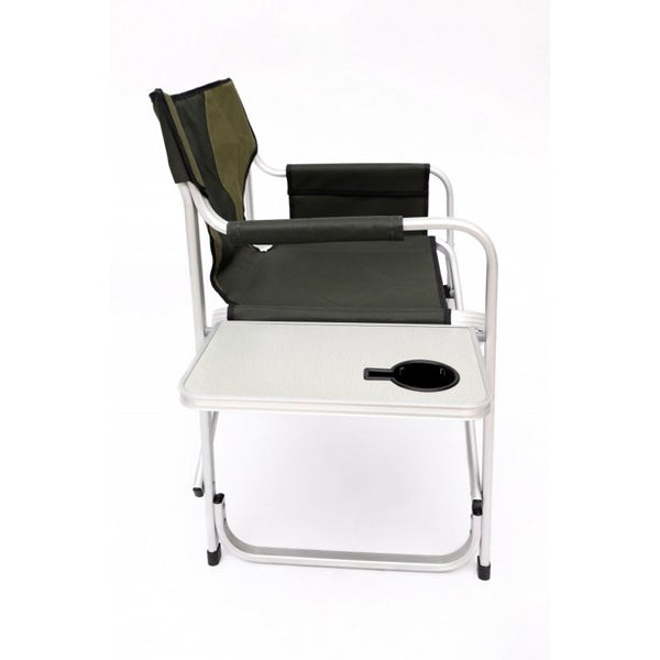 Portable Folding Chair with Side Table and Storage Pocket,Foldable Cam ...
