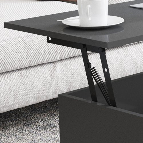 Lift Top Coffee Table, Small Coffee Table with Storage, Adjustable She ...
